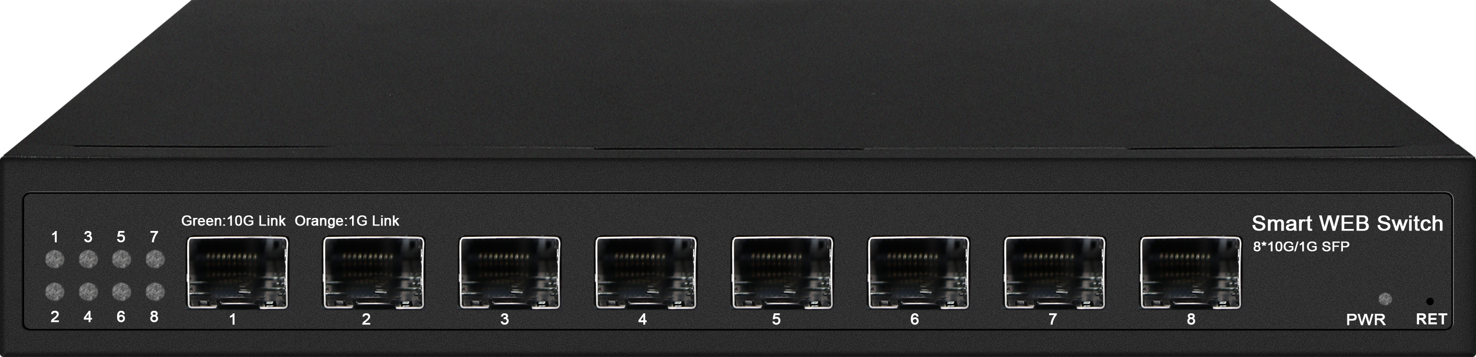 8-PORT 10 GIGABIT SWITCH FSP LAYER 2 MANAGED LAN-SWITCH LA-SWM2L-10G008 ...