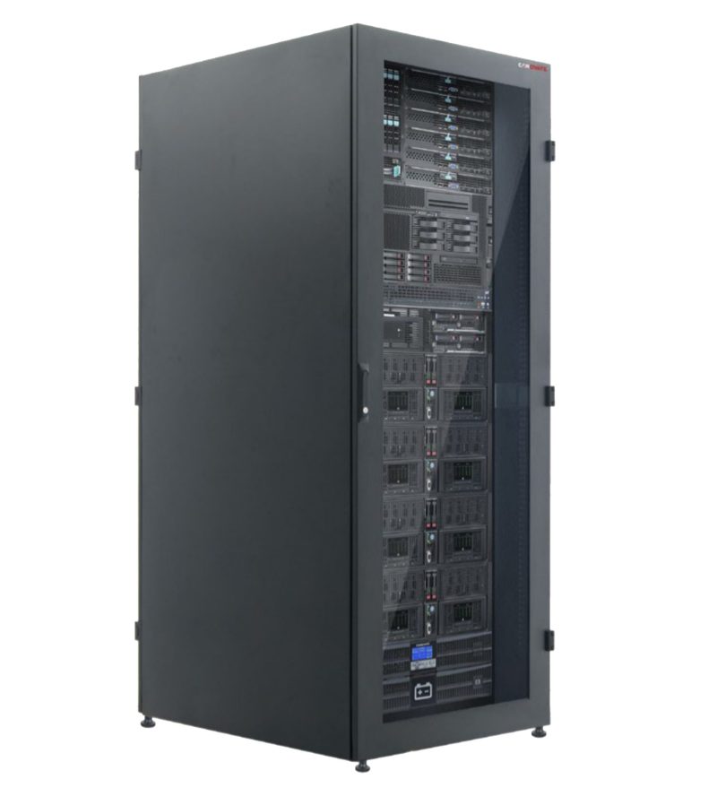19" RACK 42HE H2033XB800XD800 GD SORT IP54 LRG-2000. INDENDØRS - Lan ...